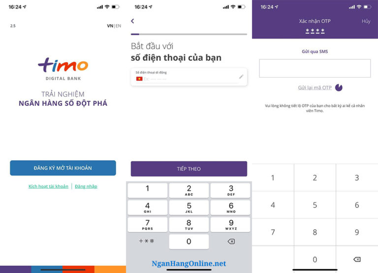 8 bước đăng ký nhanh tài khoản ngân hàng số Timo Plus nhận 20K