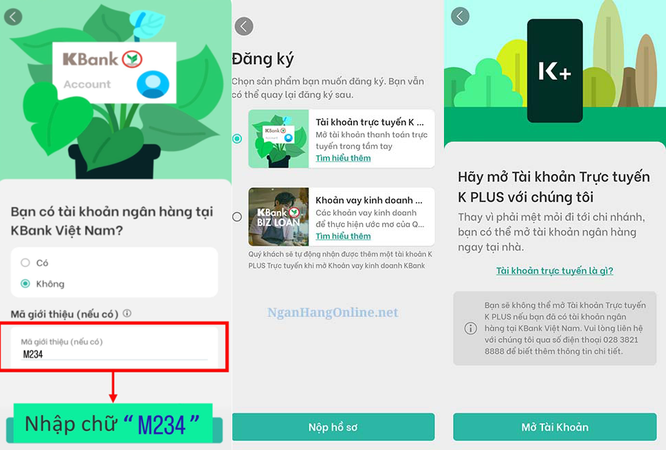 10 bước mở tài khoản Kbank nhận ngay 100k - Ngân Hàng Online